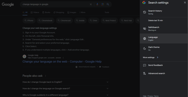 How To Change Language In Google: A Step-by-Step Guide - SearchInventure