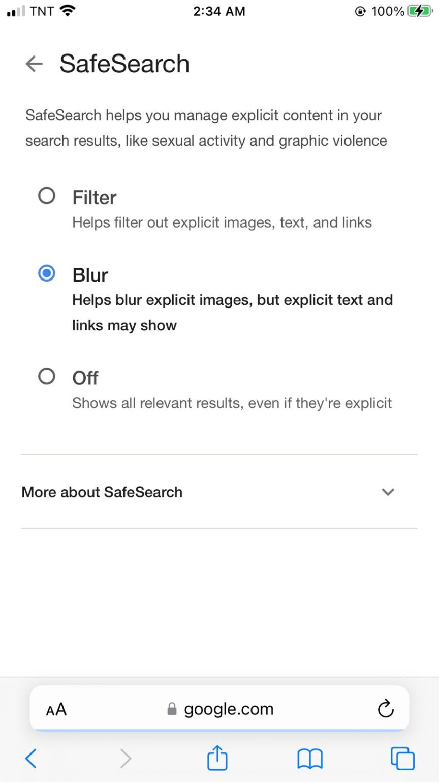 How To Turn Off Safesearch: A Quick Guide - SearchInventure