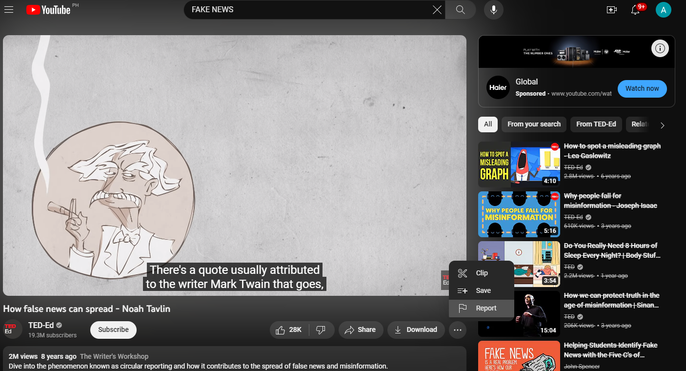 How To Report A YouTube Channel - SearchInventure