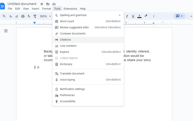 How To Format Citations In Google Docs - SearchInventure