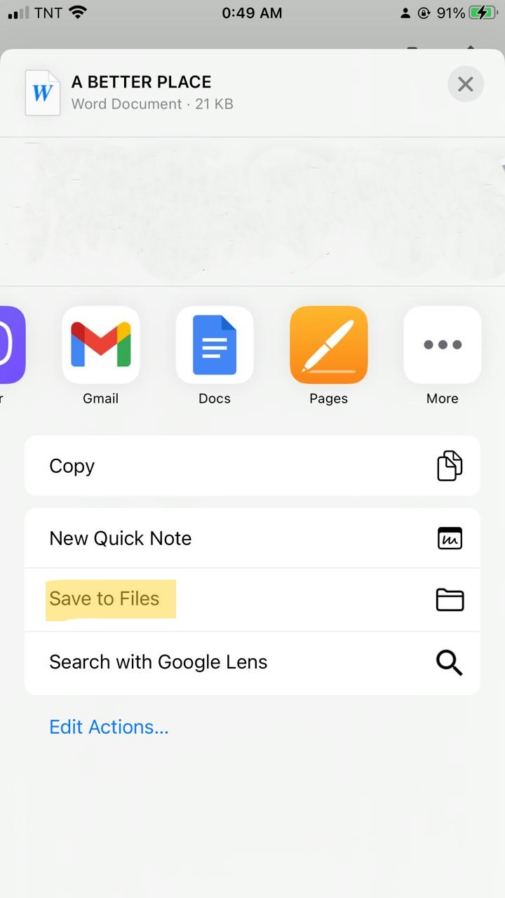 How To Save Google Doc To Files On IPhone - SearchInventure
